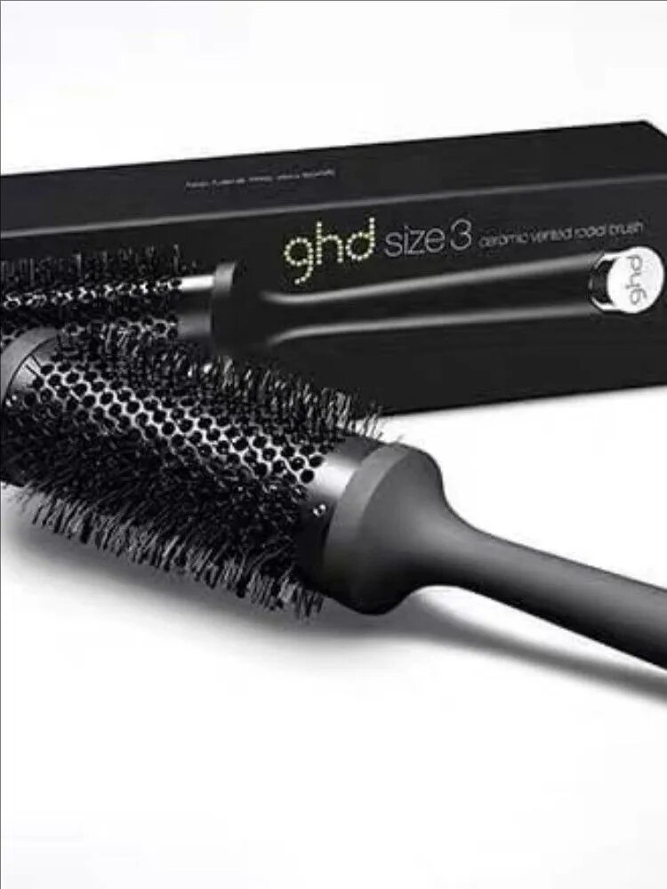 Расческа ghd size 3 керамическая вентилируемая круглая щетка для укладки волос
