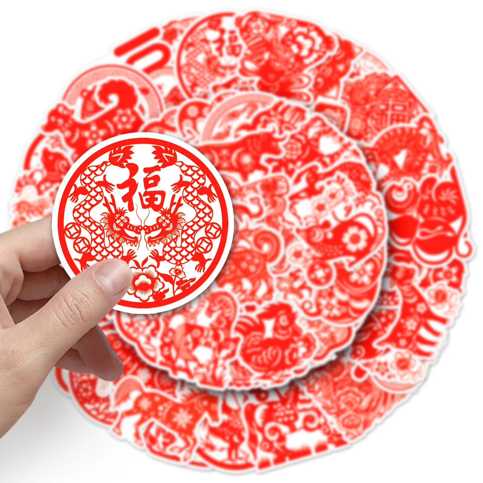 Набор наклеек MINISO Китайские знаки зодиака