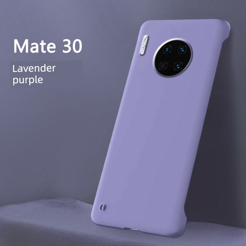 Чехол для Huawei Mate 30 Pro серии из матовой кожи с защитой от царапин, лавандовый цвет