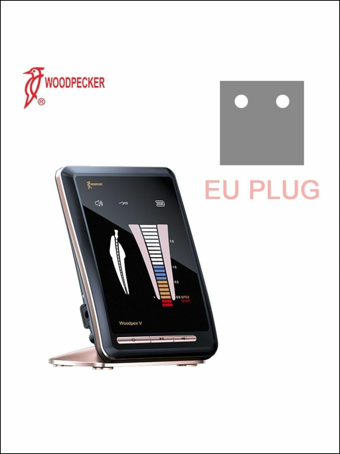 Стоматологический апекслокатор Woodpecker Woodpex V, прибор для измерения длины корневого канала