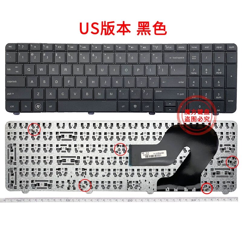 Клавиатура HP G7 CQ72 G72 Новый оригинальный стандартный комплект для международного рынка 80-100 символов