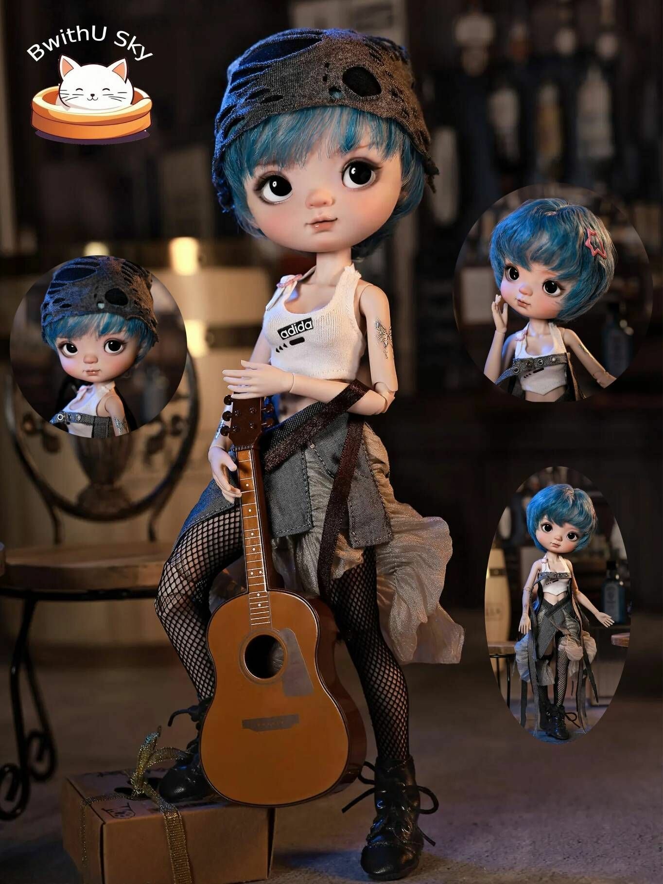 BwithU Lark 1/6 Bjd Большеголовый Y2k в индустриальном стиле для девочек кукла