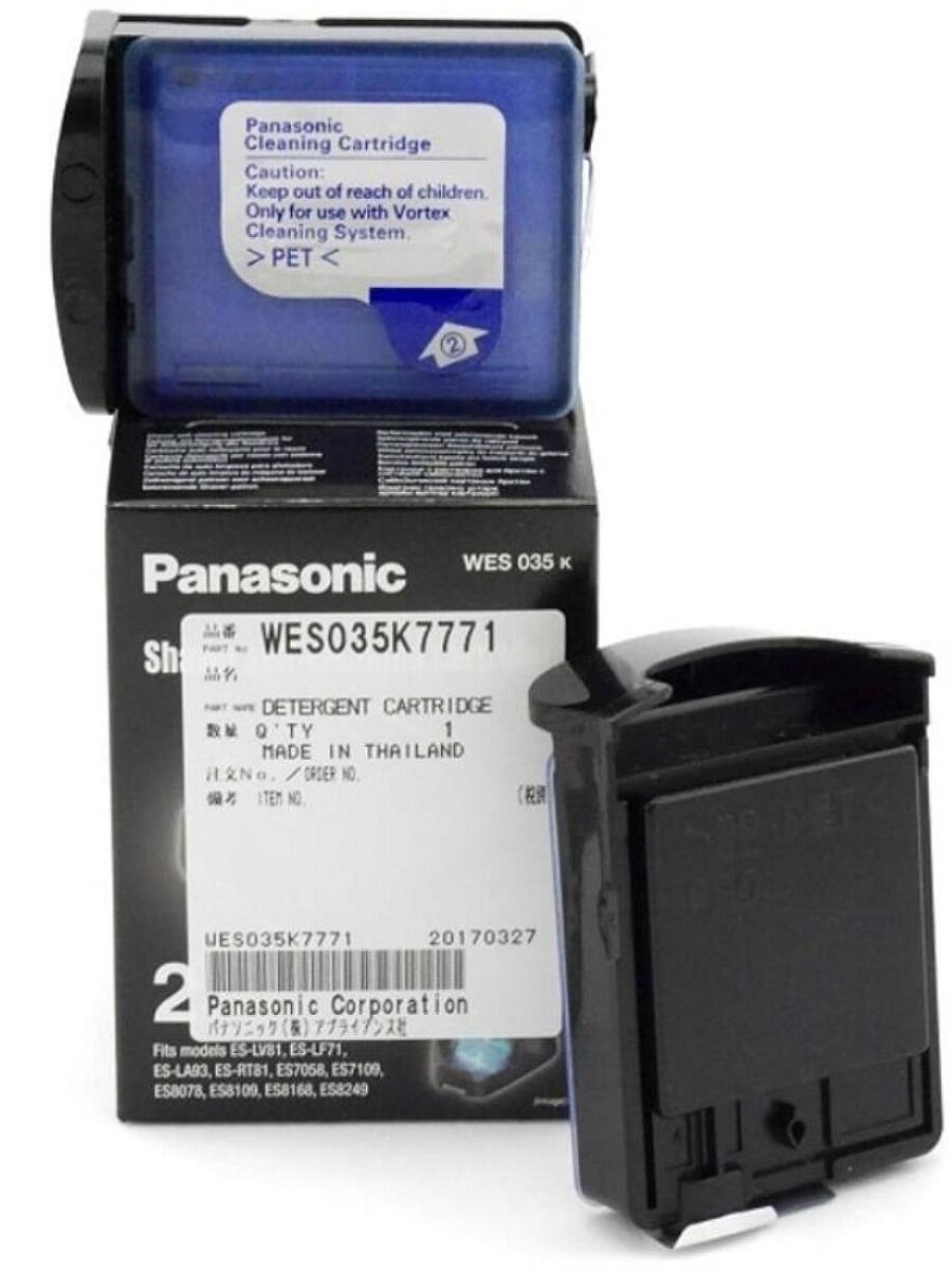 Panasonic WES035K7771 (WES035K, WES035K) кассеты для чистки бритв ES7058, ES7109, ES8078, ES8109