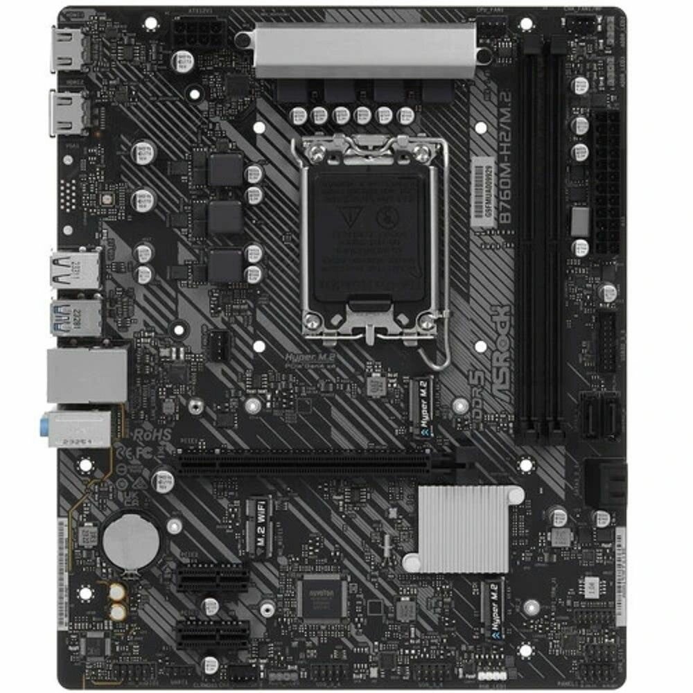Asrock Материнская плата B760M - H2 M.2, LGA 1700, Intel B760, mATX, Ret