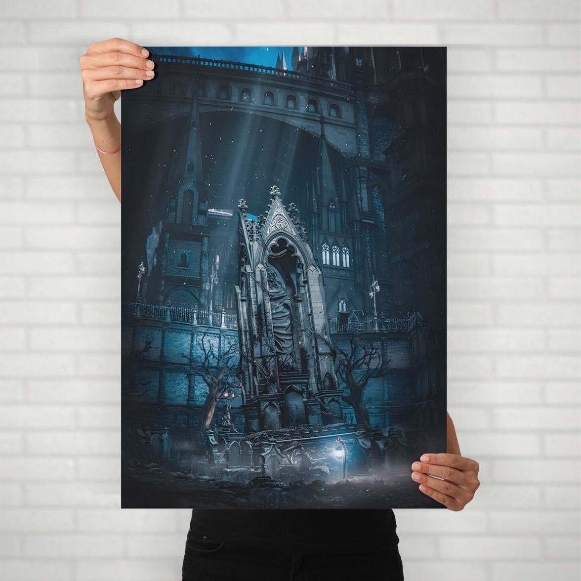 Плакат на стену для интерьера Бладборн (Общее 14) - Постер по игре Bloodborne формата А1 (60x84 см)