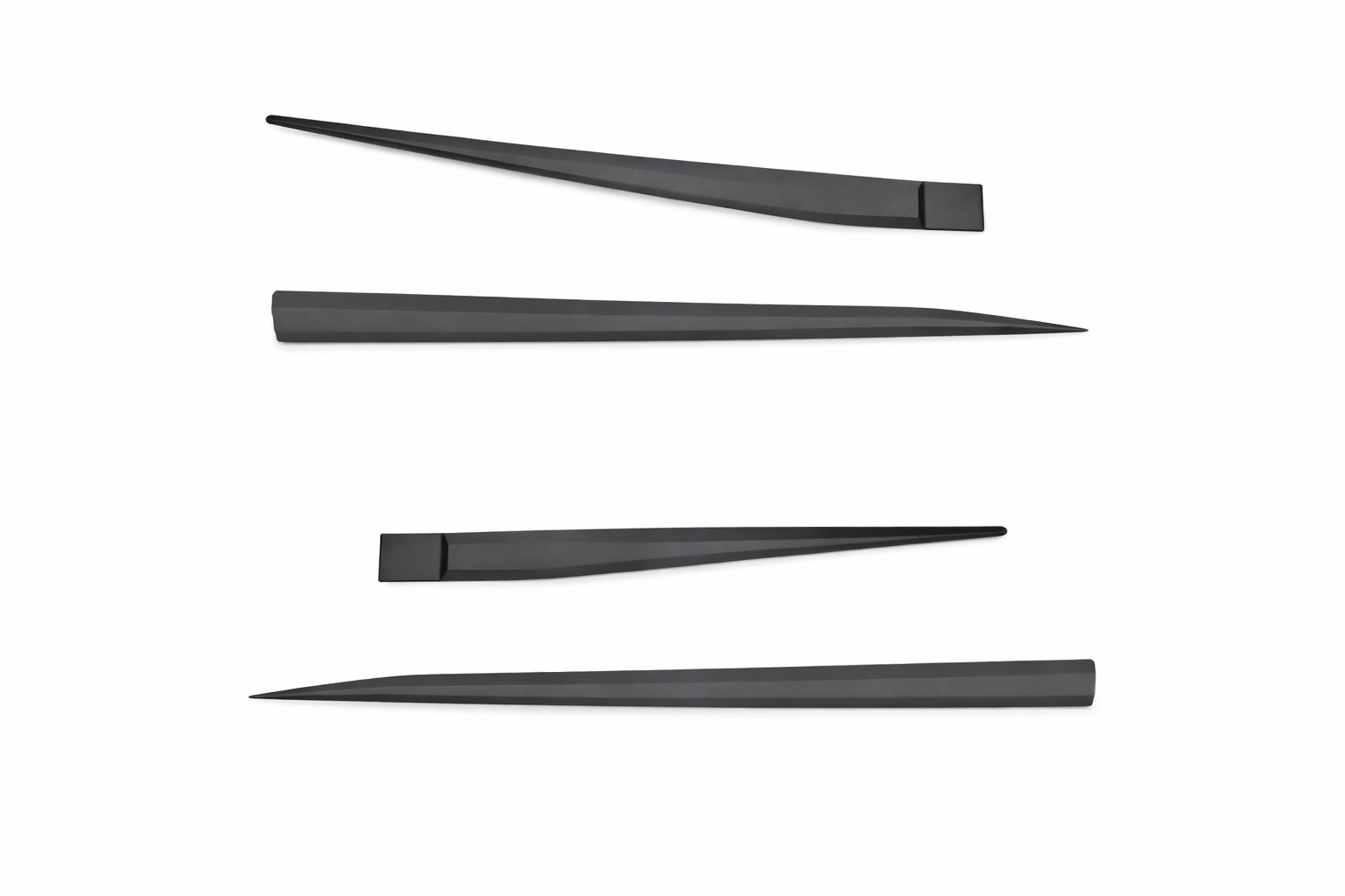 Молдинги на двери для Hyundai Tucson IV 2020+, ABS пластик, черные