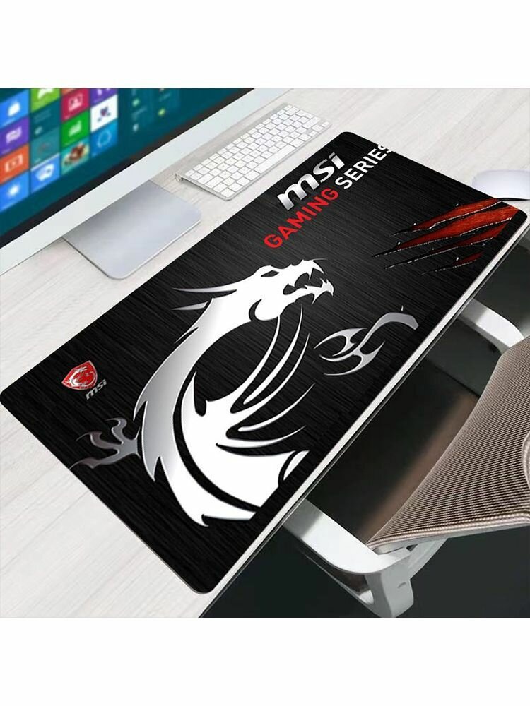 Коврик для мыши Red Dragon 900x400 большой игровой резиновый аксессуары для ноутбука офисный настольный коврик