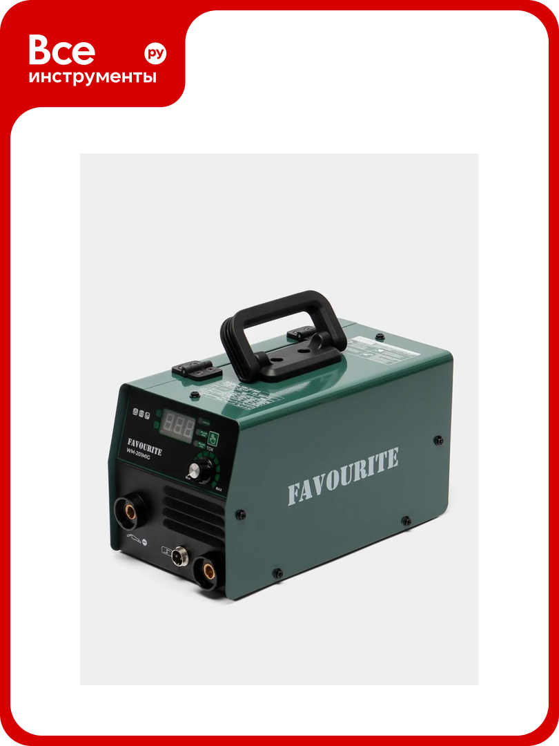 Сварочные инверторные аппарат FAVOURITE WM-201MIG 200А, 1кг 126300201