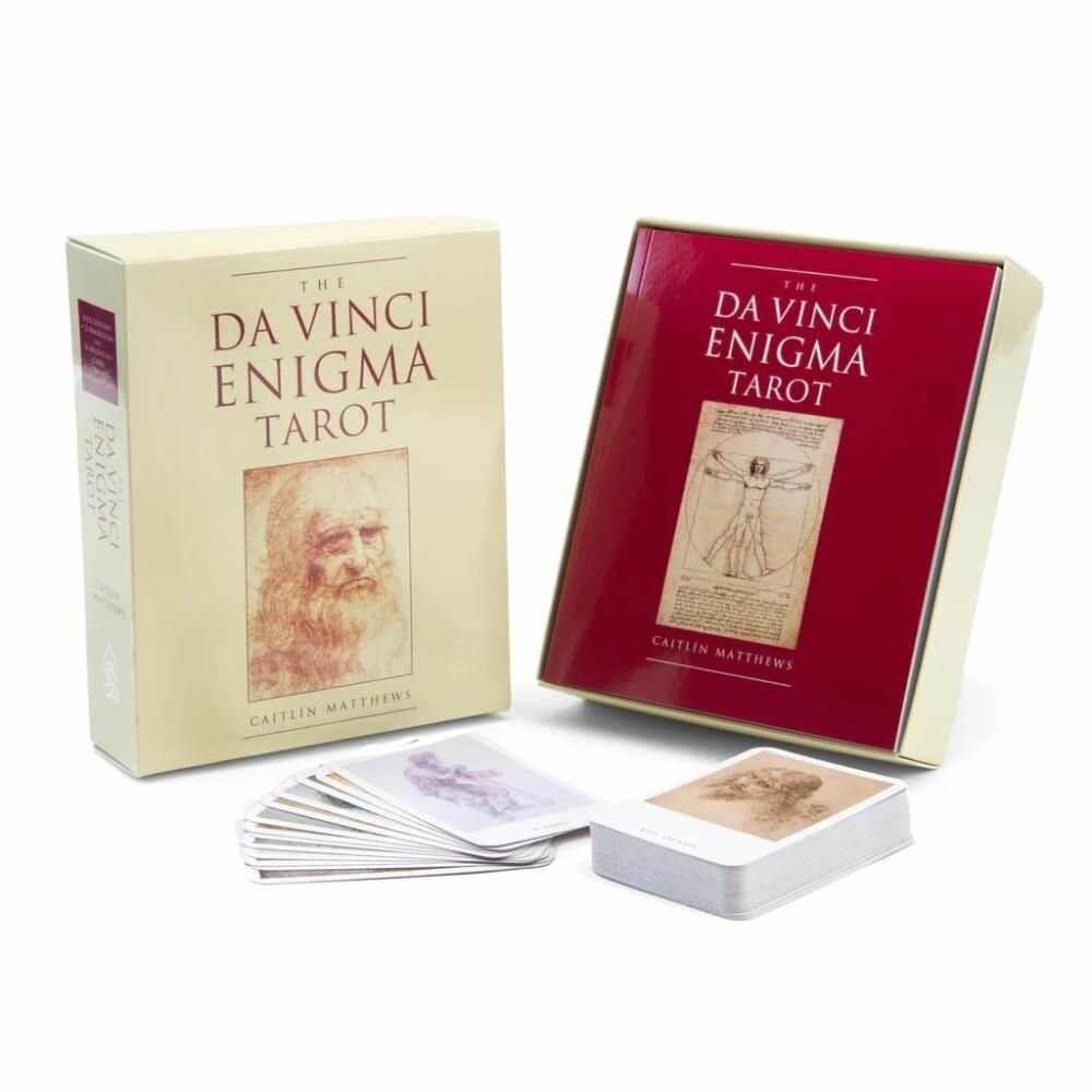 Карты Таро "The Da Vinci Enigma Tarot Cards and Book Set" Schiffer Publishing / Набор карт Таро За