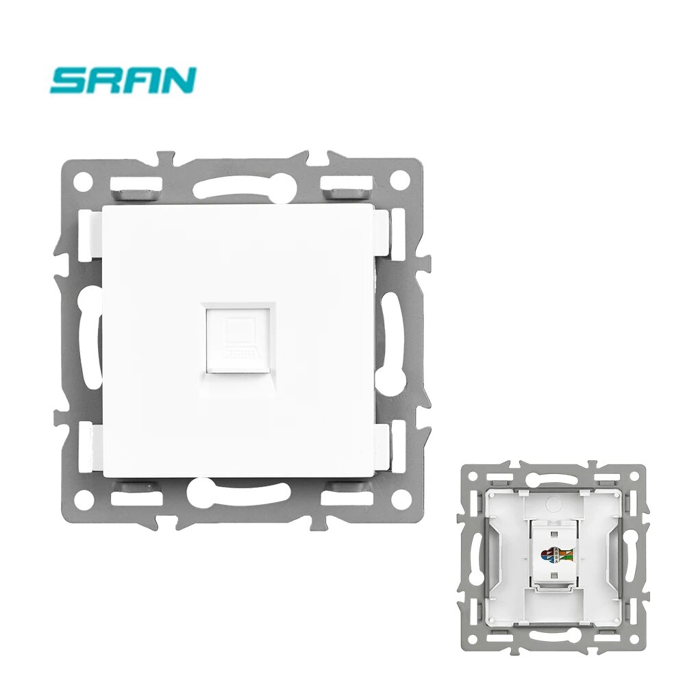 Розетка SRAN RJ45 CAT6 White