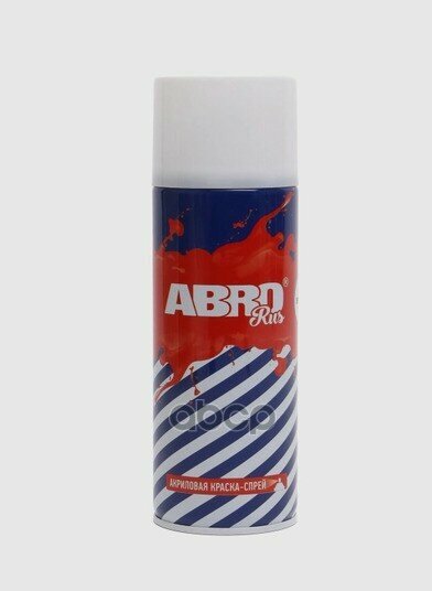 Краска-спрей акриловая № 1007 белая матовая RUS ABRO арт. SPO1007R