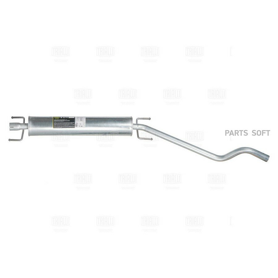 Резонатор Opel Astra H (04-)/Astra G (98-) (алюм. сталь) TRIALLI EAM2110
