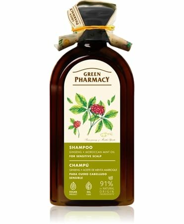 Шампунь Green Pharmacy Hair Care Ginseng, для жирной кожи головы, 350 мл