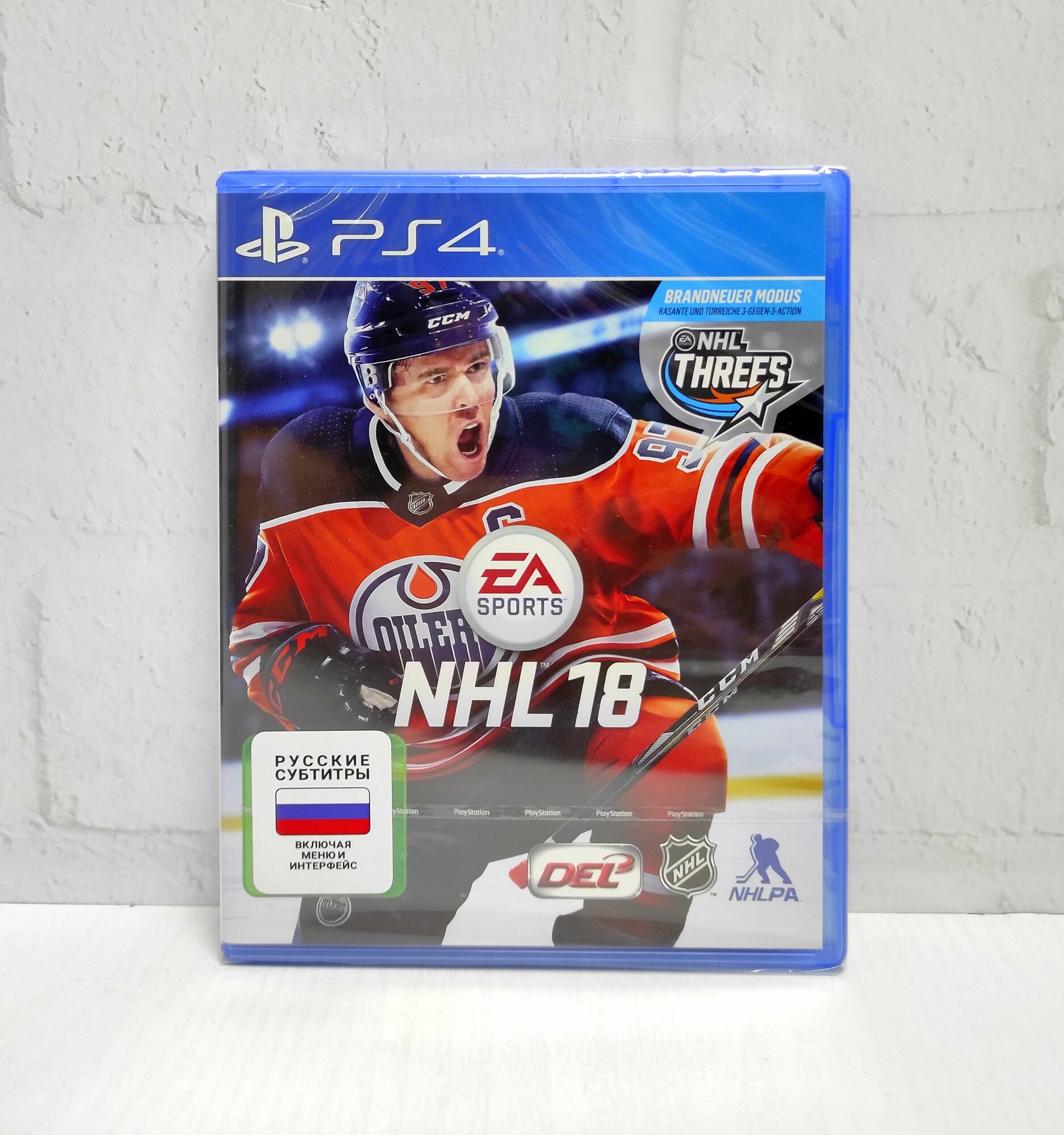 NHL 18 НХЛ 2018 Русские субтитры CUSA 07580 Видеоигра на диске PS4 / PS5
