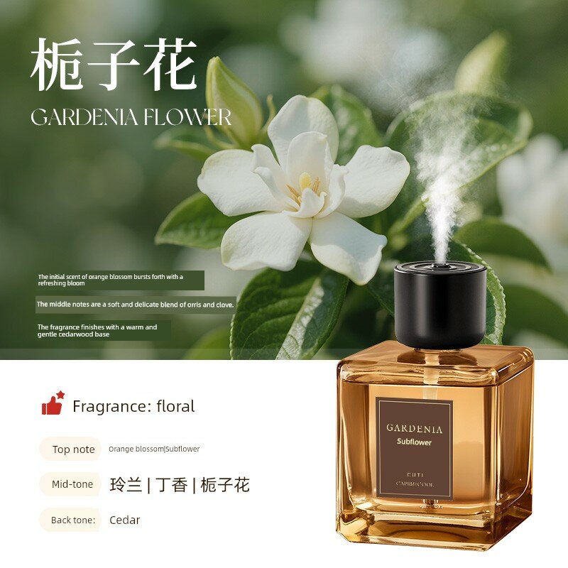 Базовый автоматический диффузор с ароматом Gardenia, чистый цветочный аромат для гостиной, 500 мл масла, 10 дней работы