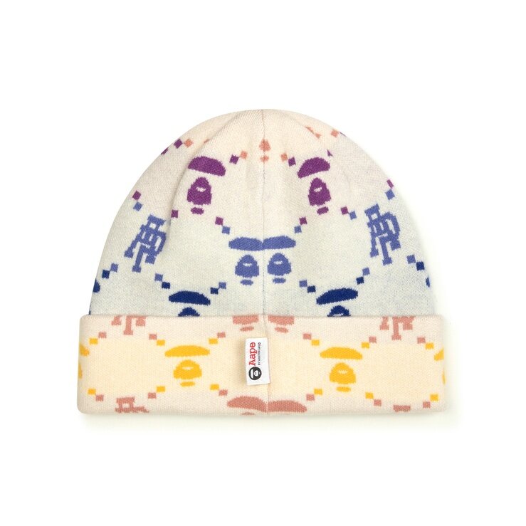 Шапка AAPE BY A BATHING APE для мужчин, размер Ф, белый/темно-синий — фото 1