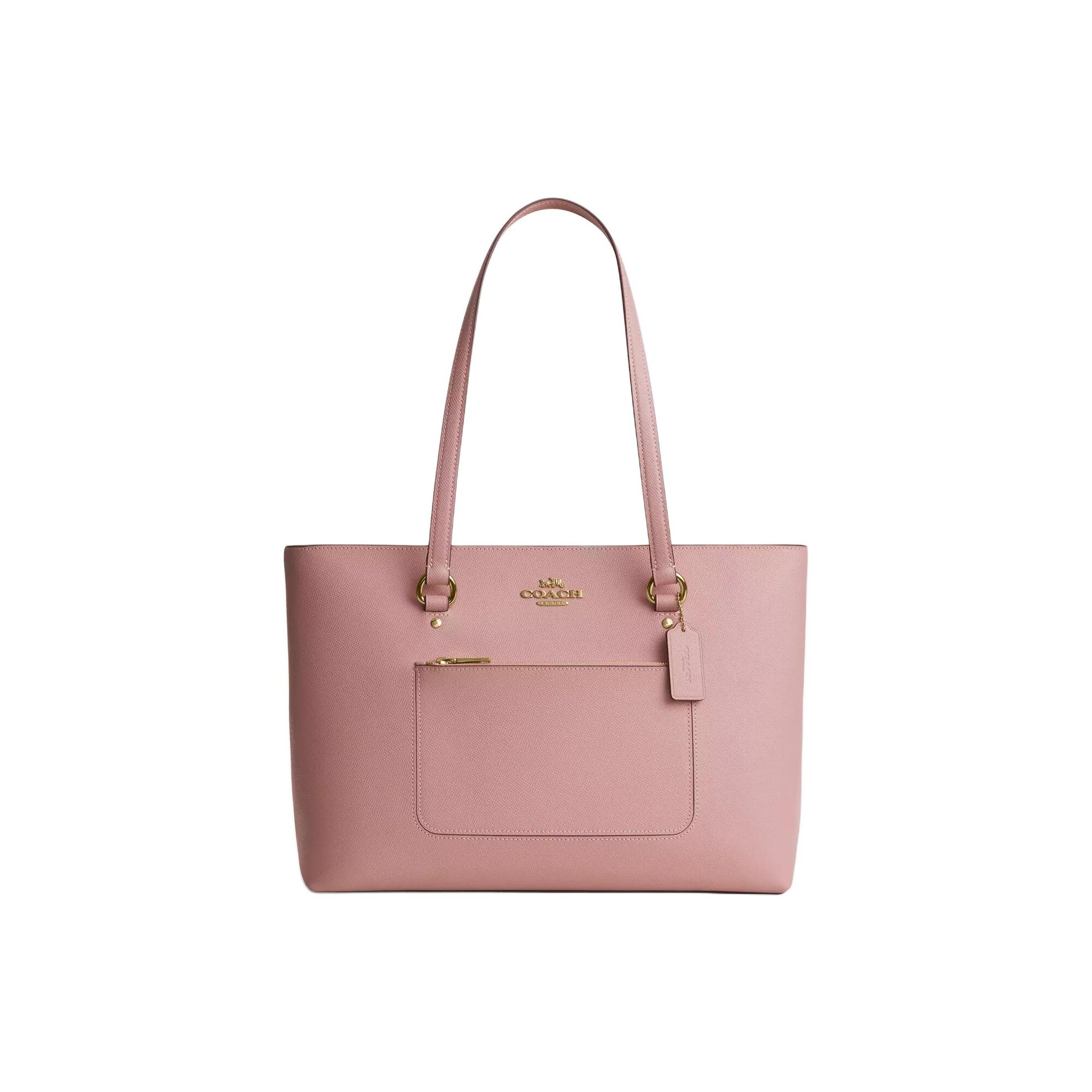 Сумка Coach, фактура матовая, pink — фото 1