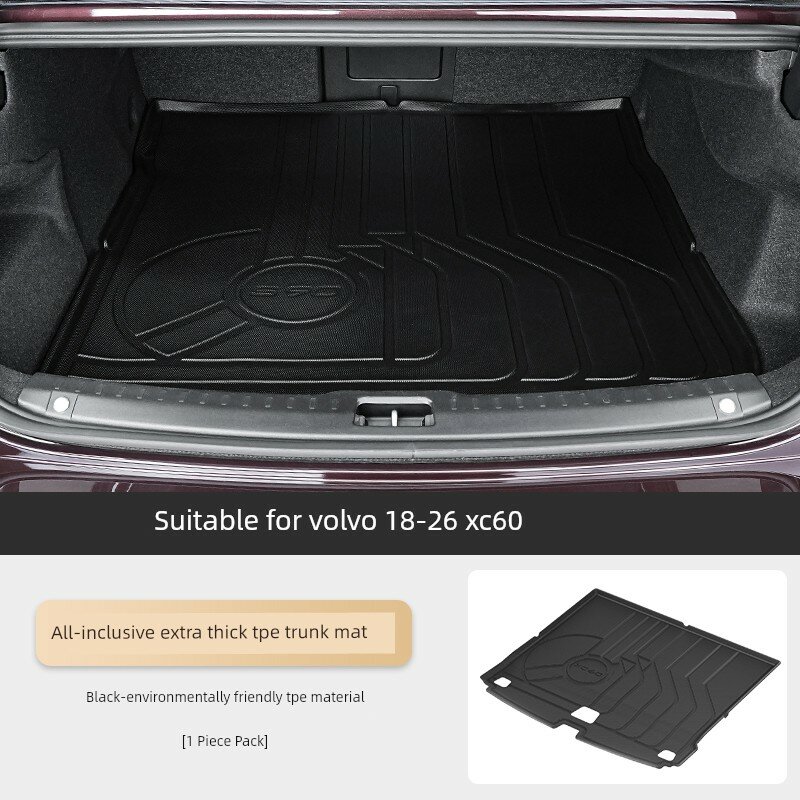 Оригинальный чехол для багажника Volvo XC60, TPE, подходит для моделей 2017-2023 гг, не для T8, качество OEM