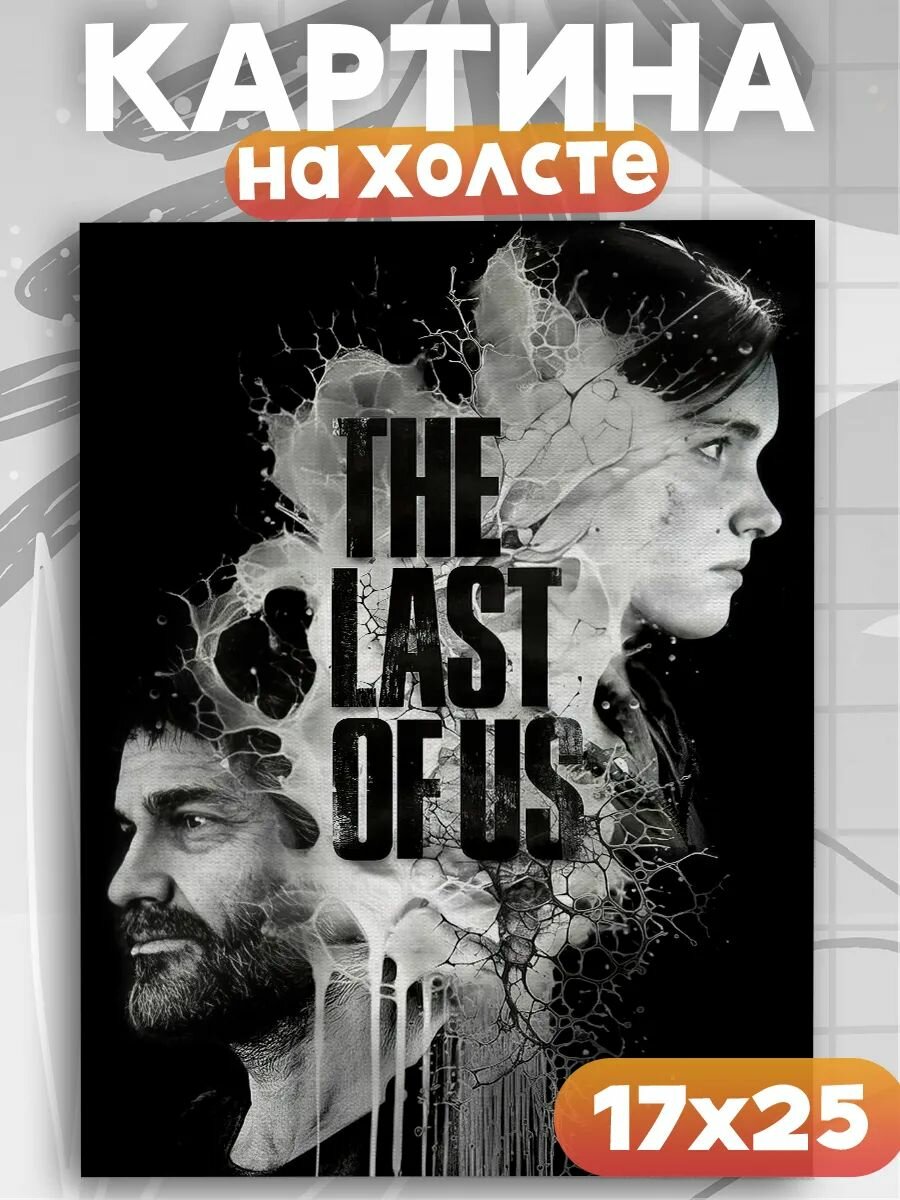 Картина на стену The last of us, на подрамнике, 1шт, 25х17 размер.