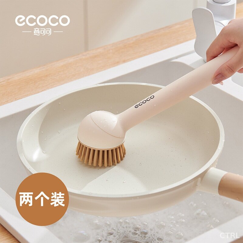 Набор щеток Icoco/ecoco "Креативные лентяи", пластик, для кастрюль