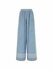 Брюки Ermanno Scervino Printed palazzo pants, размер 38, Синий принт