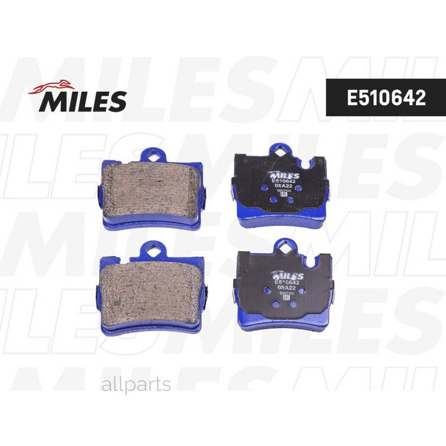MILES E510642 Колодки тормозные MERCEDES W220 S320-S600 98>05/C215 AMG задние Ceramic