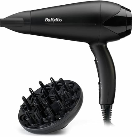 Фен для волос BaByliss D563DE, черный