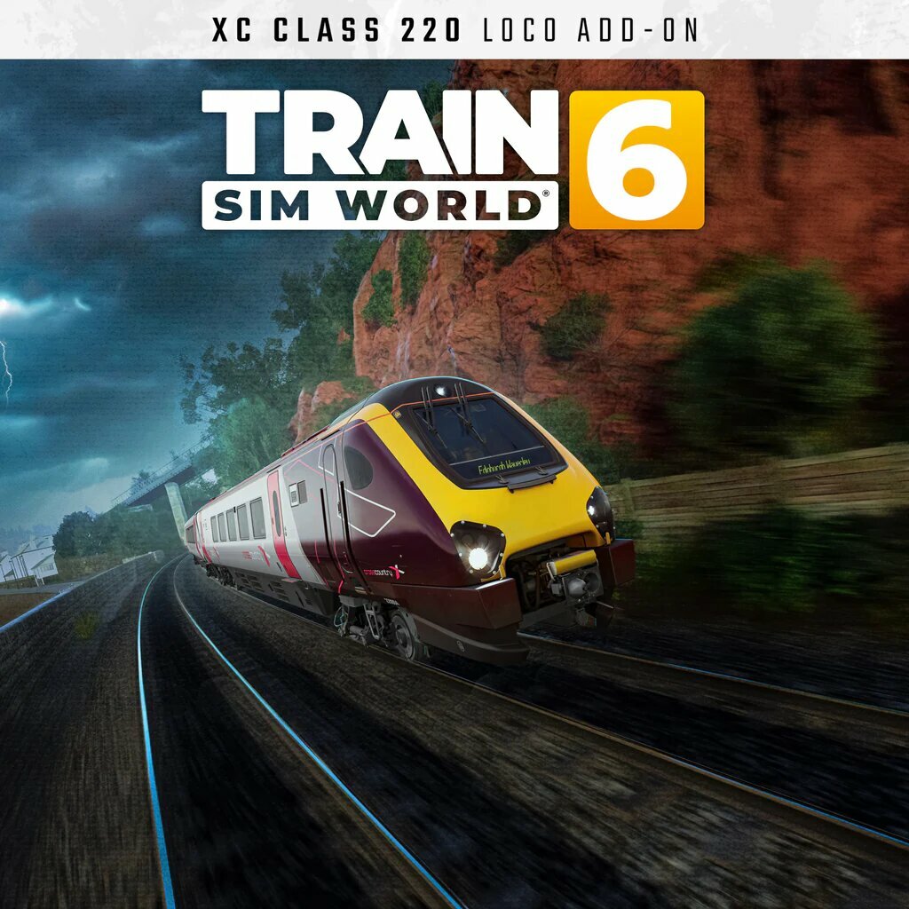 Дополнение Train Sim World 6: CrossCountry BR Class 220 Voyager DEMU Add-On, цифровое издание PlayStation 4 и PlayStation 5, регион Индия / код пополнения баланса