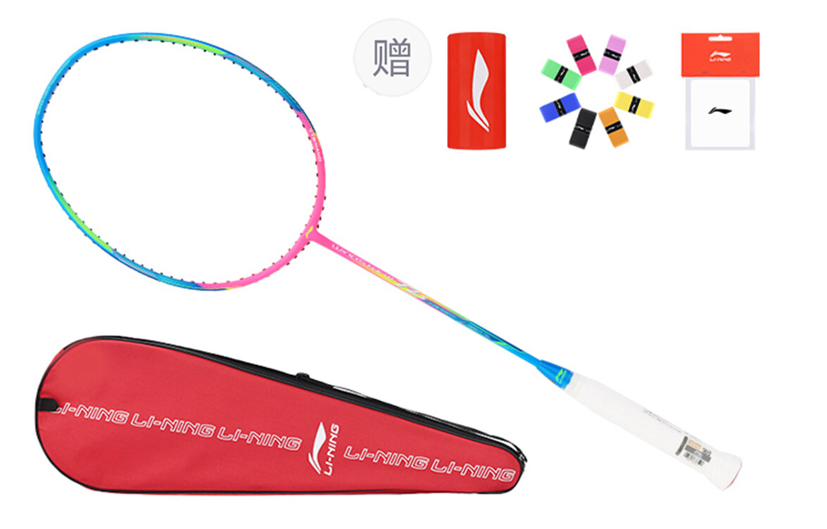 Волан унисекс Li Ning Storm WS72 Full Carbon, 675 мм, сине-розовый