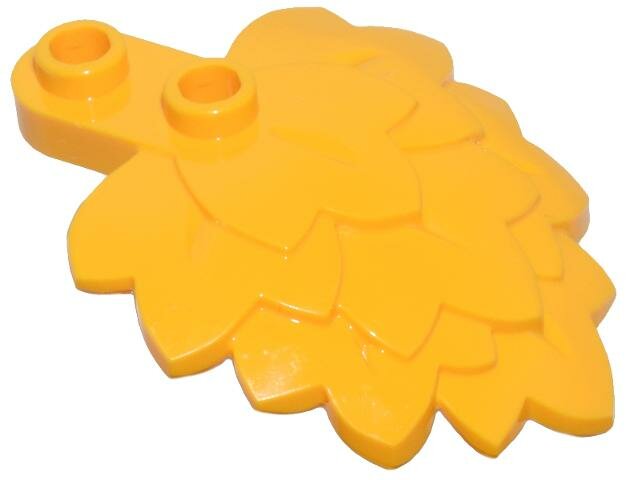 Деталь Lego 5058 Plant Plate, Round 1 x 2 with Layered Leaves