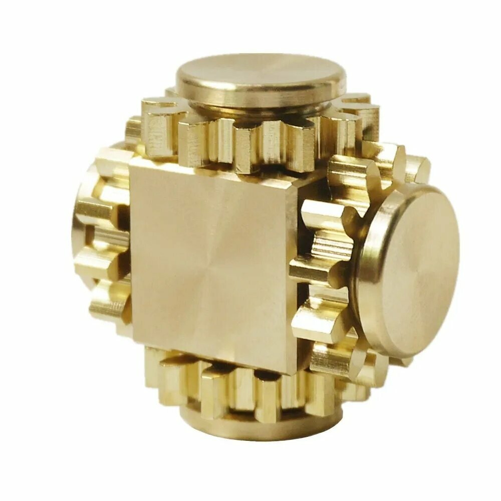 Механический Fidget Hand Finger Spinner / Изготовлен из латунных шестерен