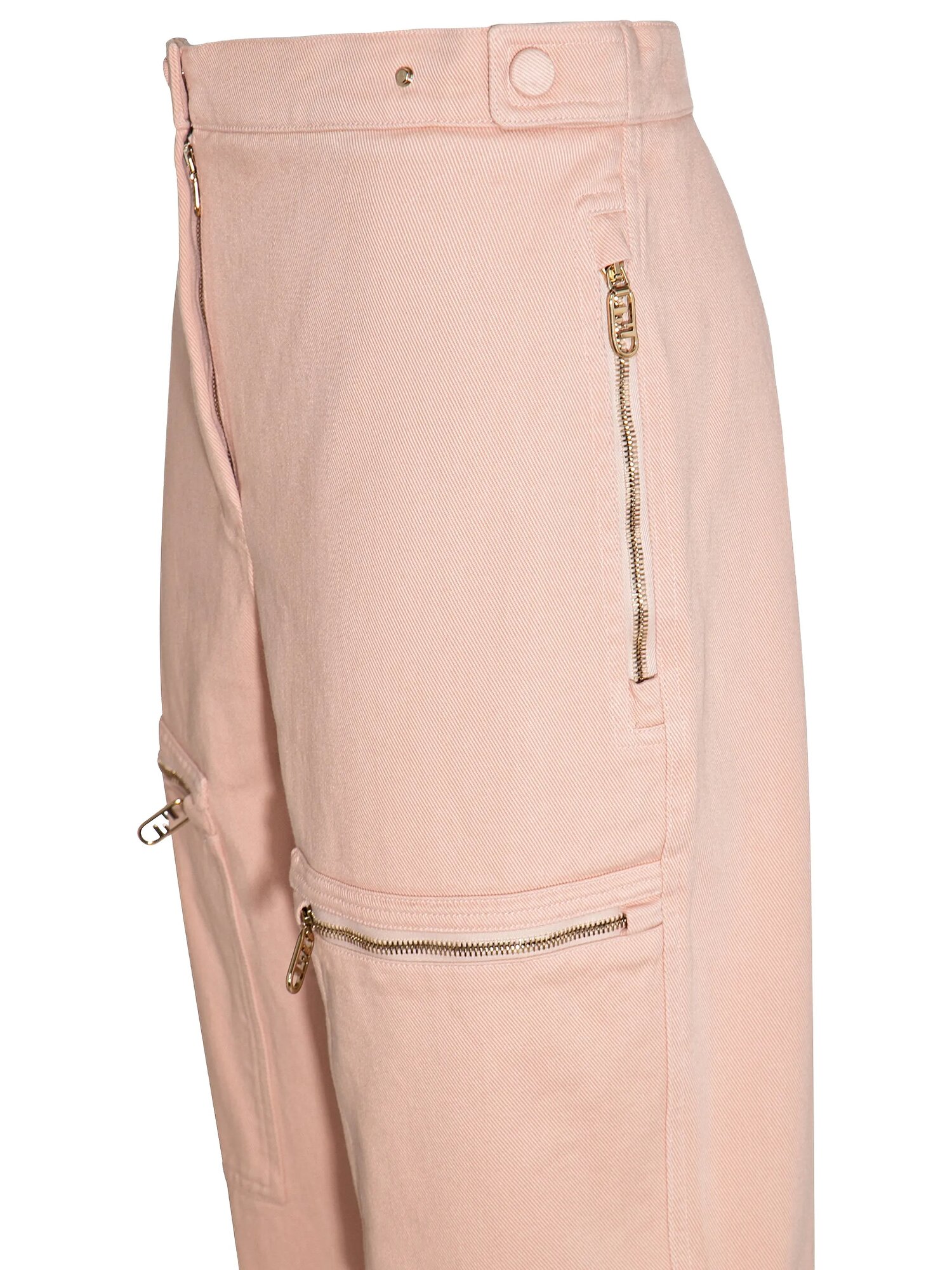 Брюки FENDI Zip-pocket cargo pants, размер 40, pink — фото 1