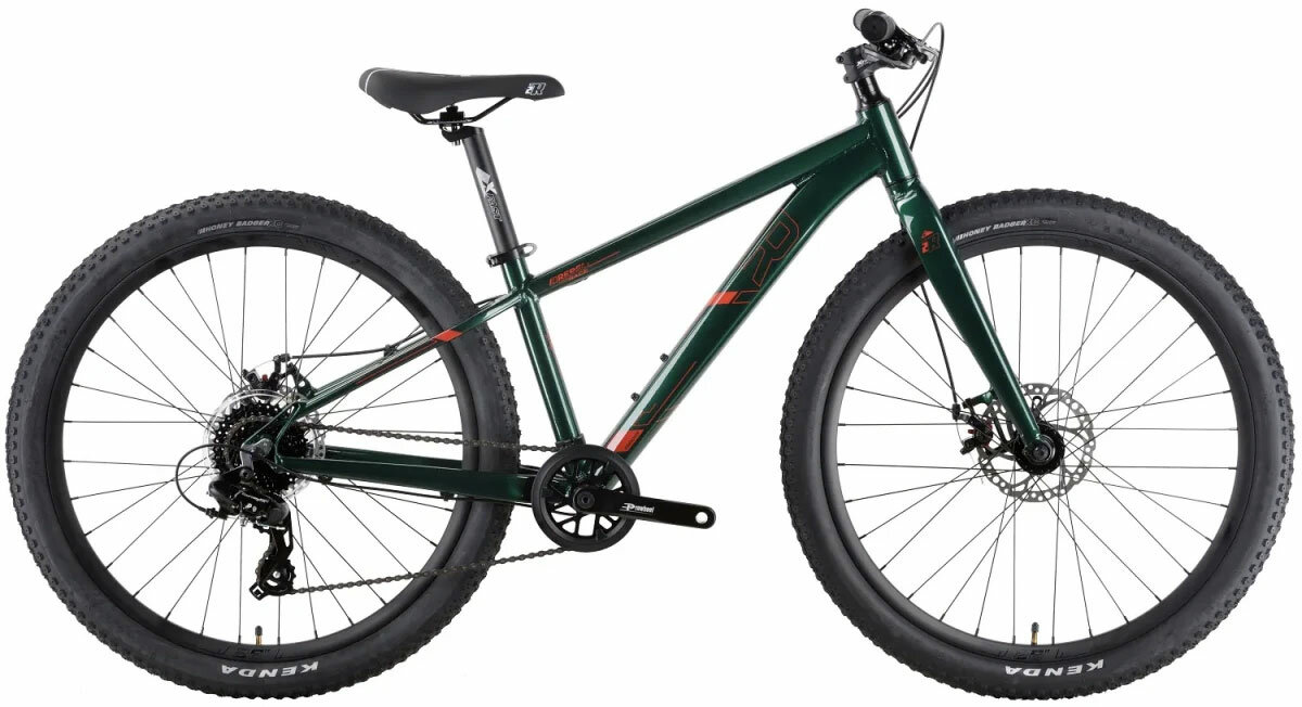 Велосипед RIDEROVER Rebe Racel 26" 2026 (требует финальной сборки), Цвет green-red, Размер 12"