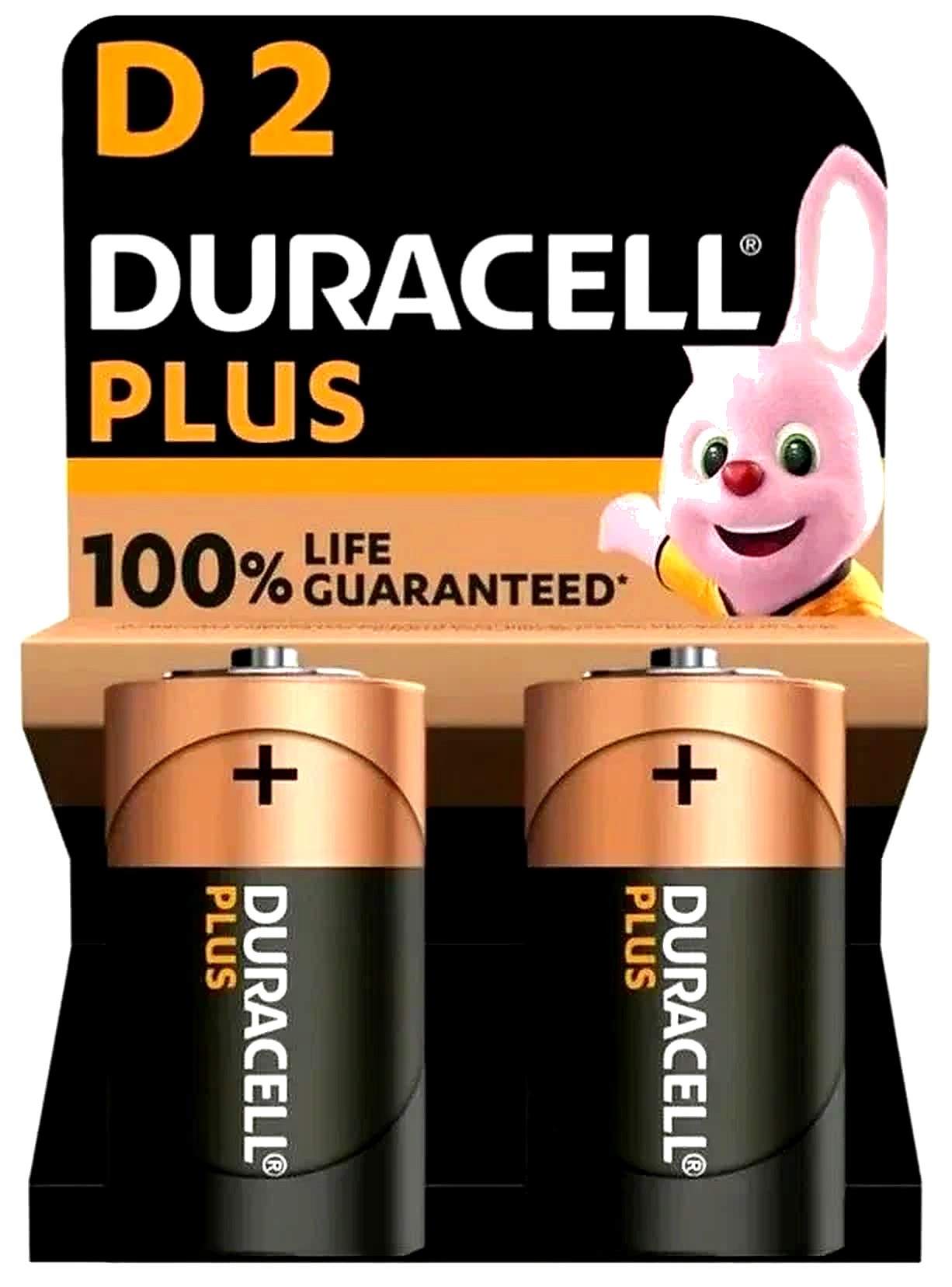 Батарейки DURACELL PLUS D (LR20/MN1300), 20 шт. (10 блистеров по 2 шт.)