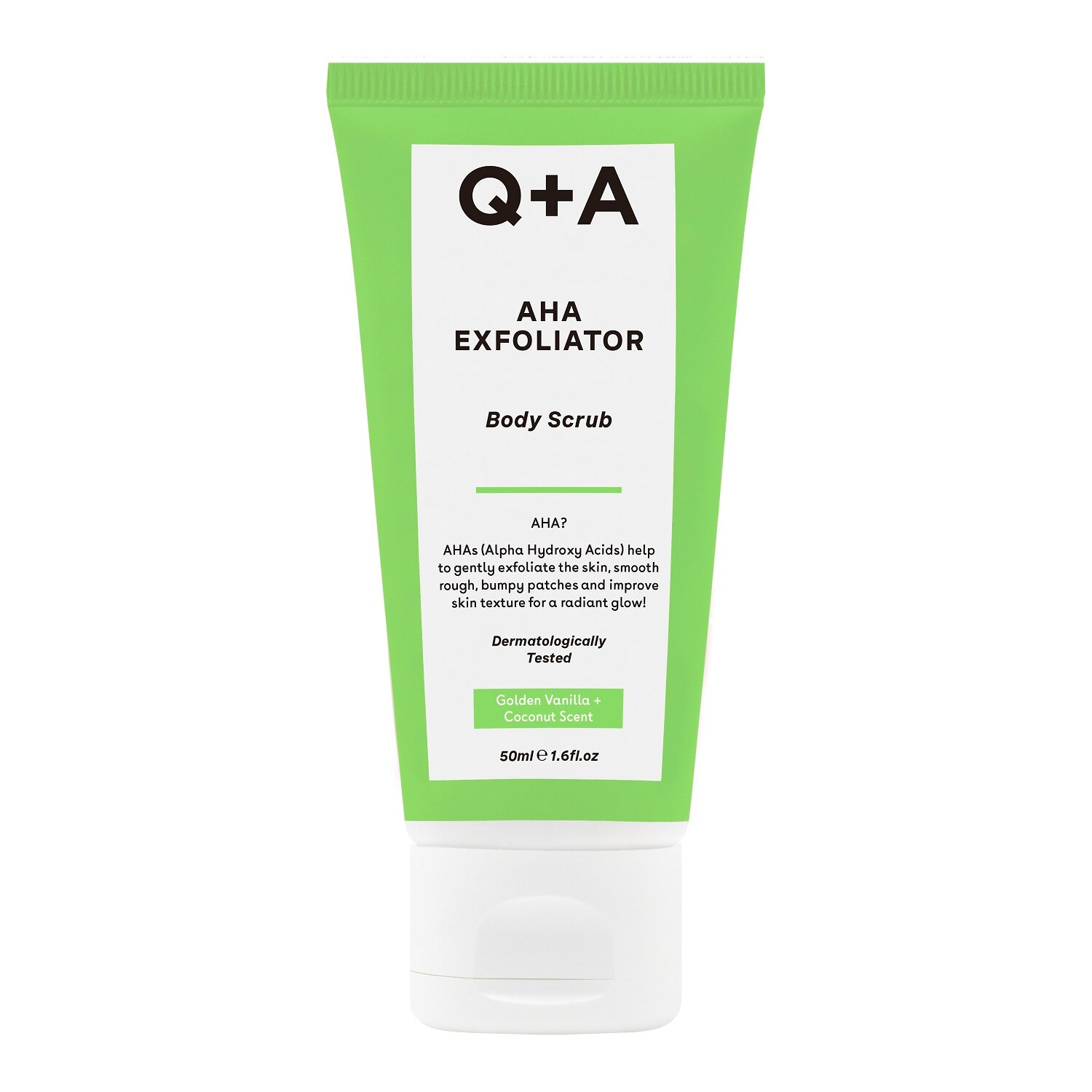 Q+A AHA Exfoliator Скраб для тела в дорожном формате 50 мл
