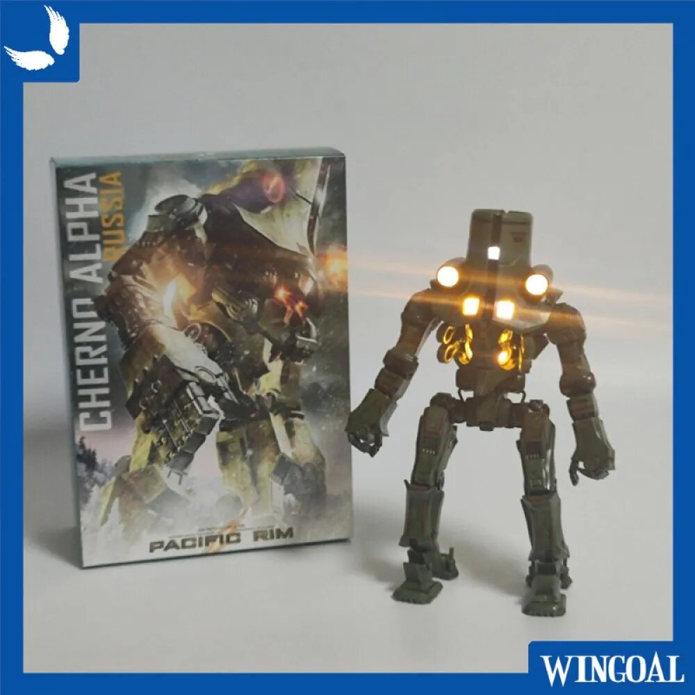 Фигурка Тихоокеанский рубеж Черный Альфа со светом / Pacific Rim Cherno Alpha with Light Подарки для болельщиков 21 см