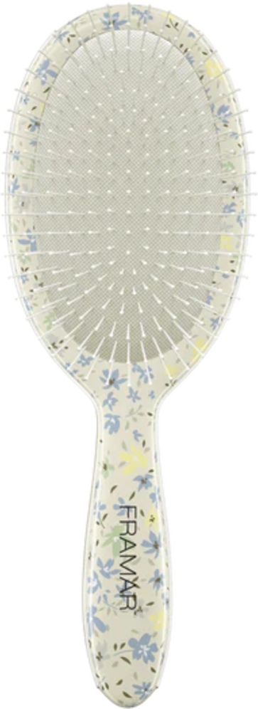 FRAMAR Распутывающая щетка для волос "Цветник" (1 шт.) Detangle Brush - Garden Party Blossom 65ml