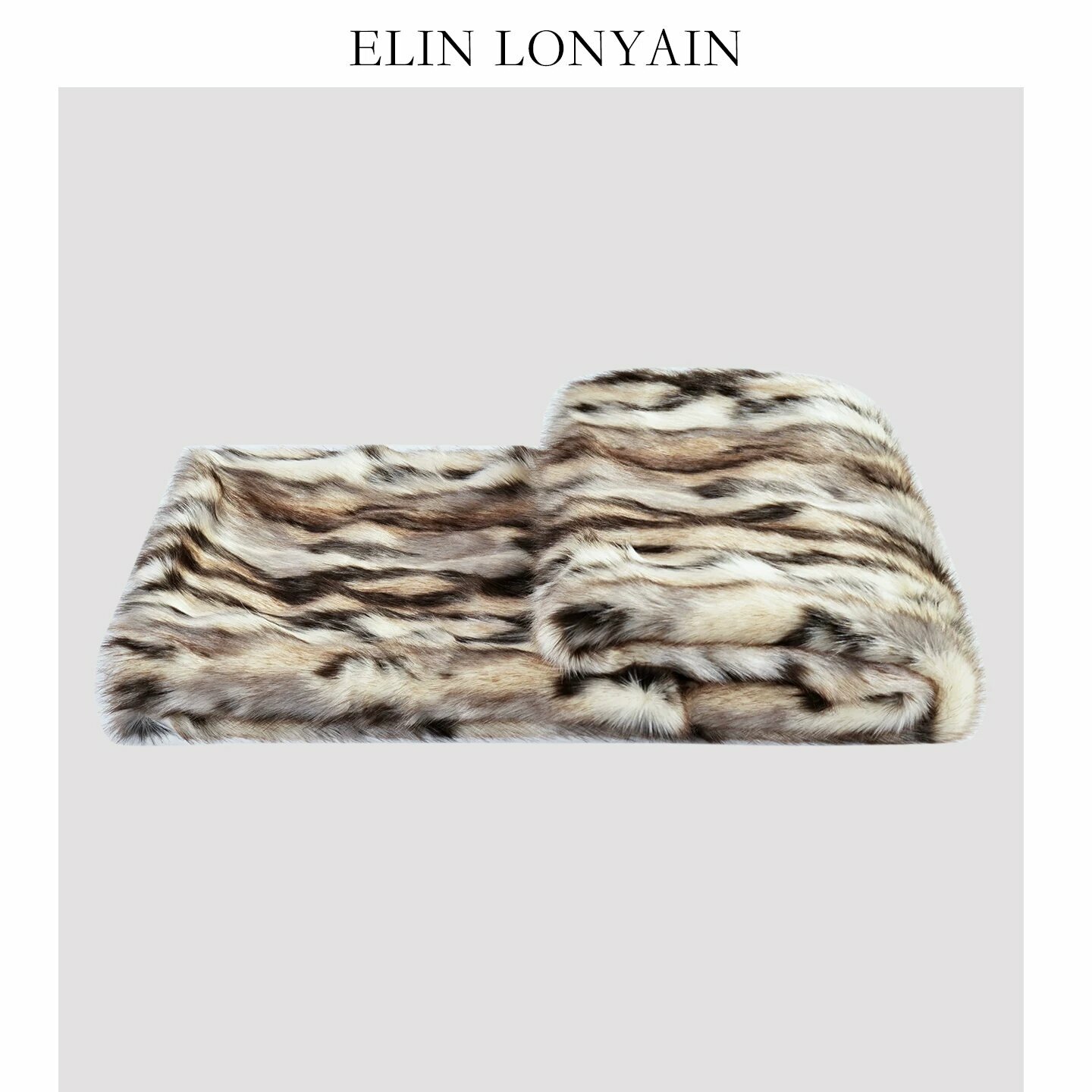 Плед Longyan Home Furnishing из искусственного меха, простой и роскошный, с эффектом натурального меха, подходит для