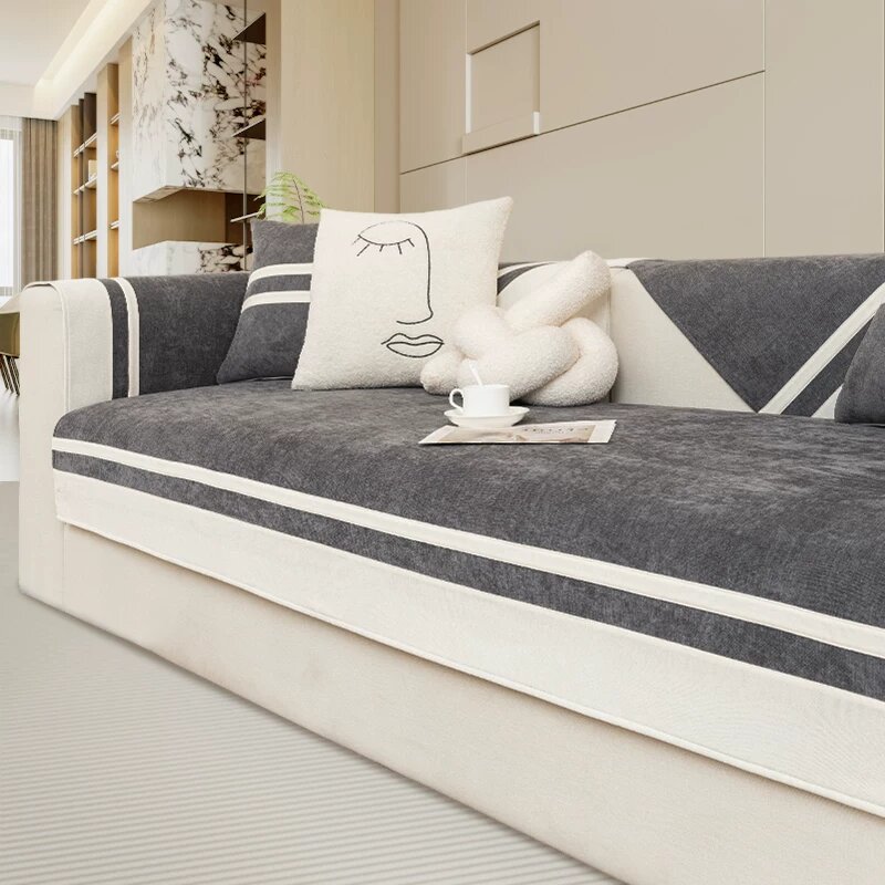 Yuman Home, новинка 20%, синельная подушка для дивана, противоскользящая подушка для четырех сезонов, легкая роскошная