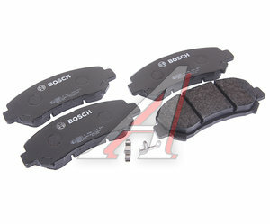 Колодки тормозные NISSAN Qashqai (J10E), X-Trail (T31) передние (4шт.) BOSCH