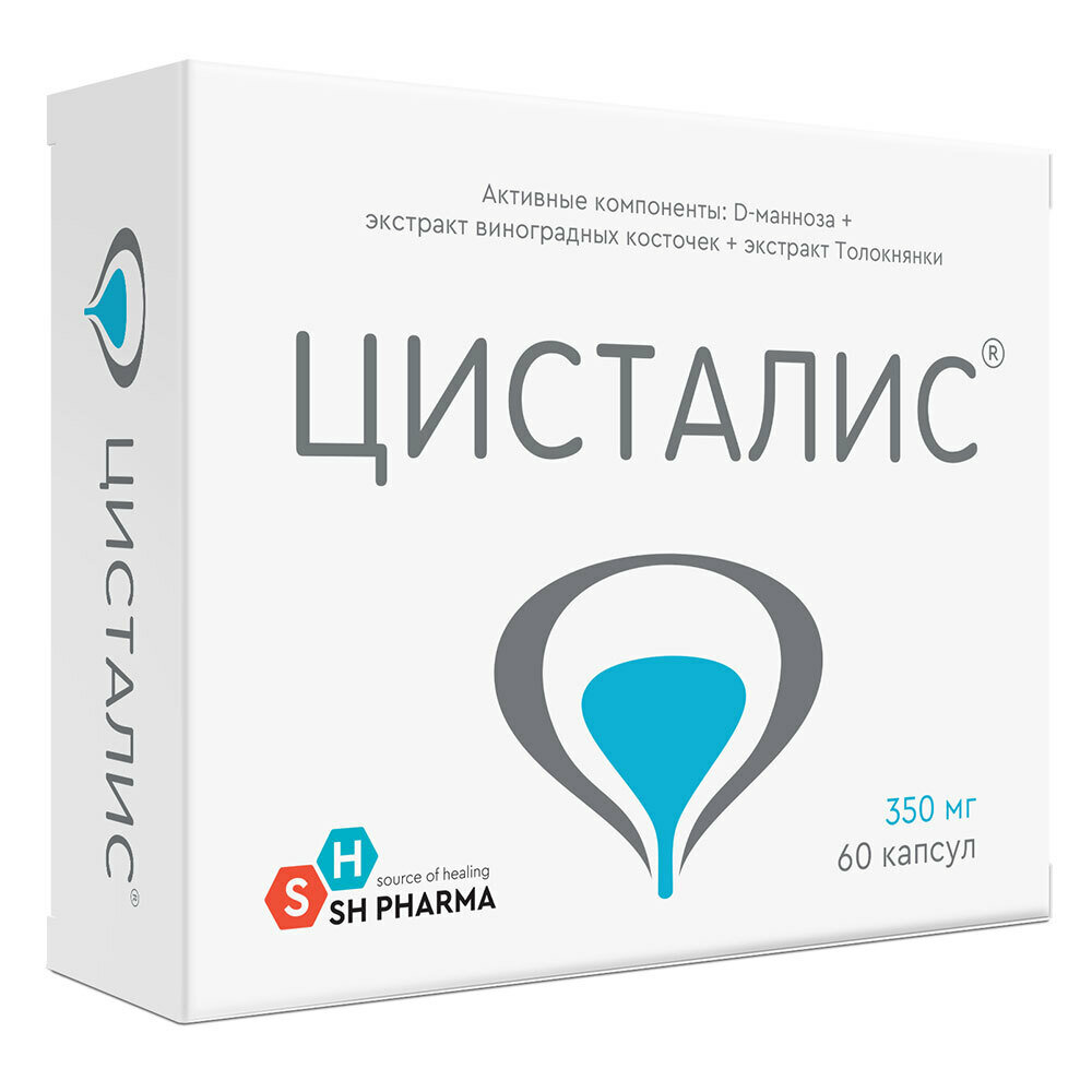 Sh pharma цисталис 60 шт. капсулы массой 350 мг