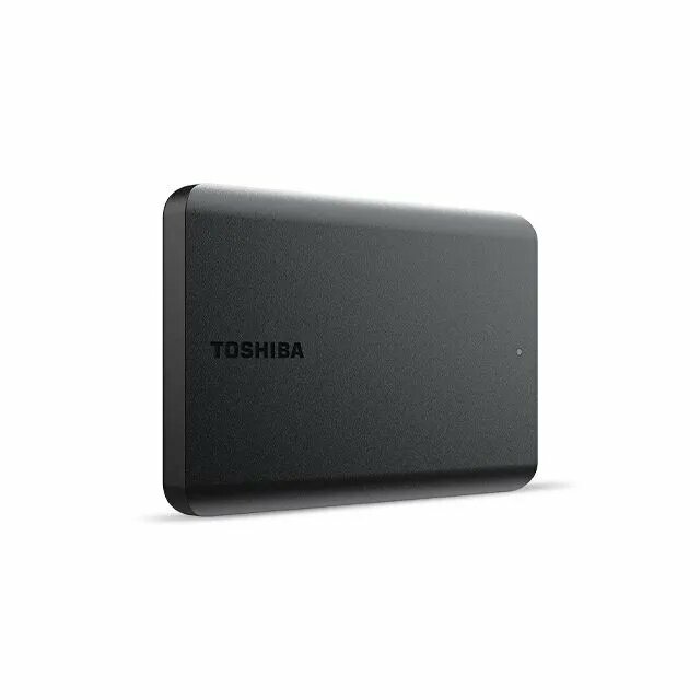 Toshiba 1 ТБ Внешний жесткий диск Canvio Basics 2022 (HDTB510EK3AA), Пластик, черный
