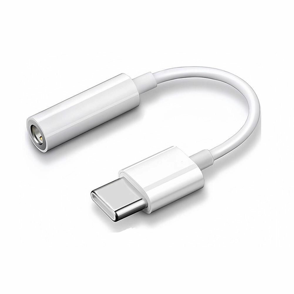 Аудио адаптер 3.5 мм на Type-C, переходник для наушников и смартфона, поддержка стереозвука, компактный и прочный