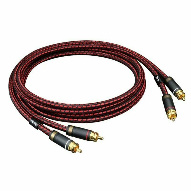 Кабель аудио RCA–RCA, 2 шт, 1.5m