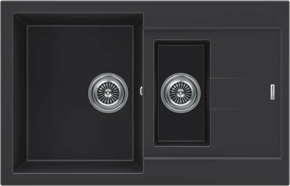 Мойка KUCHENSTERN PLAT 60-2 207BL20 черный