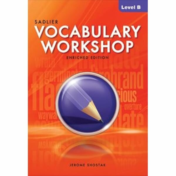Vocabulary Workshop Level B，Reprinted paperback book