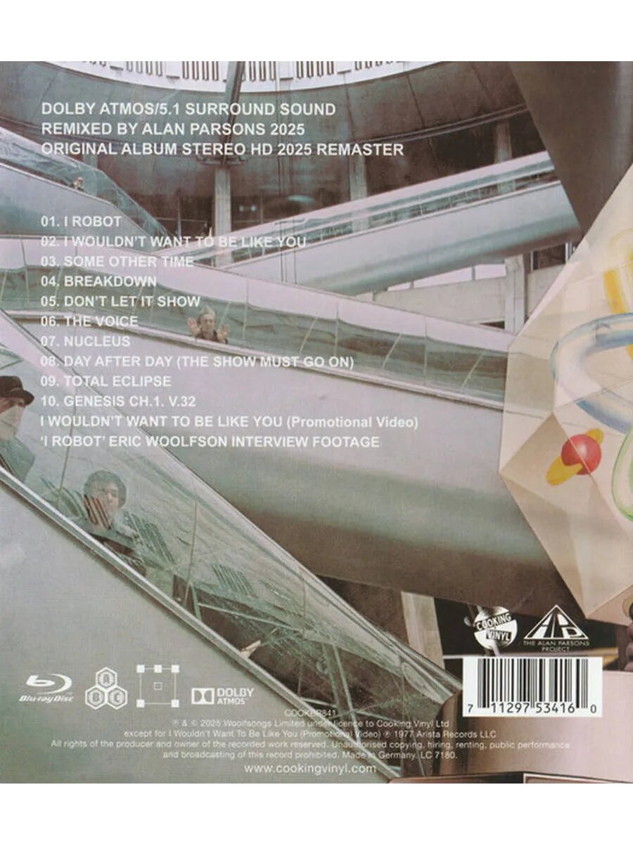 The Alan Parsons Project - I Robot (BD) — фото 1