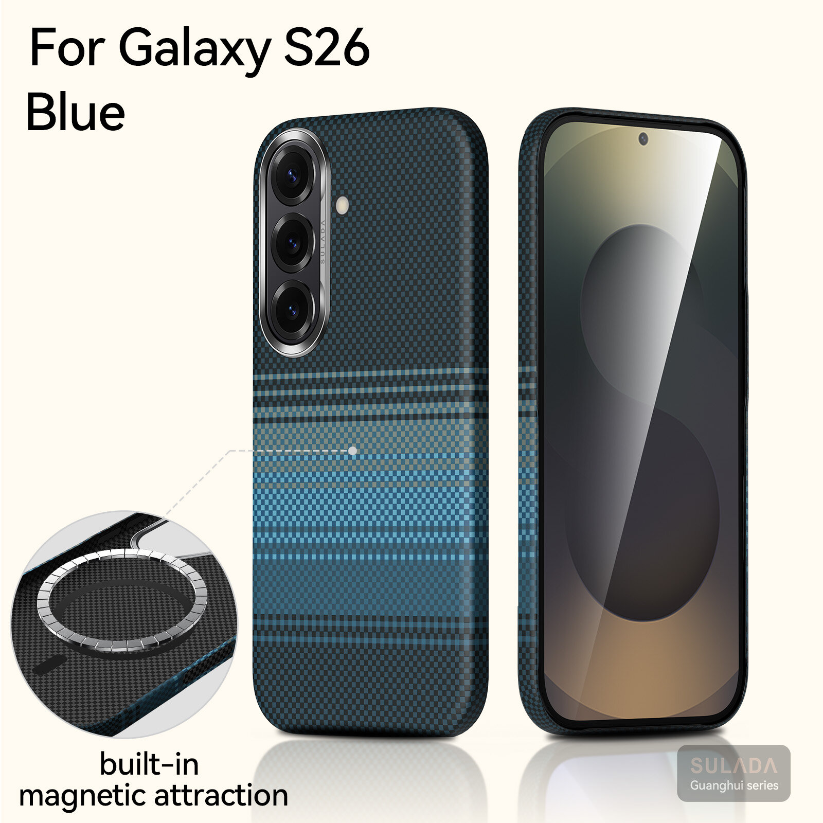 Чехол Для Samsung Galaxy S26 / Самсунг Галакси S26, soft touch, чехол-кардиомонитор, искусственная кожа, поликарбонат (PC), защита камеры, ударопрочный, усиленные углы, Samsung, Samsung Galaxy S26, blue,