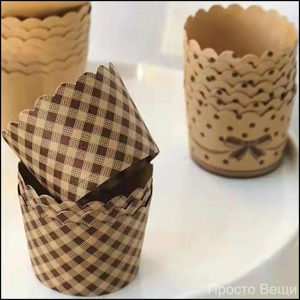 Форма для запекания, Круглая, 5 см x 5 см, 50 шт