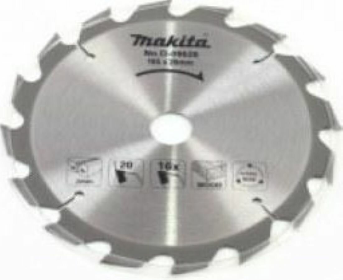 Диск пильный твердосплавный 165*20*2,0 40Т по дереву Standart MAKITA D-45892